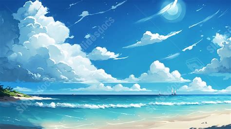 Seaoceansunseawavesbluebackground Powerpoint Background For Free Download Slidesdocs