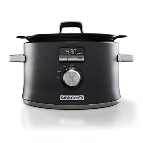Calphalon Slow Cooker With Digital Timer And Programmable Controls For