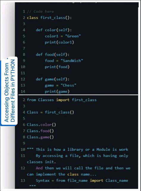 How To Access Objects From Different Files In Python Venkata Sanjeeva