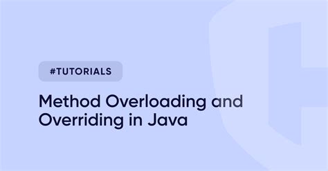 Method Overloading And Overriding In Java Examples