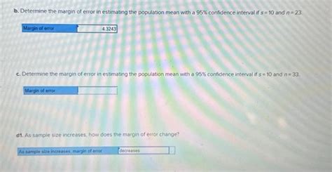 Solved In Parts A B And C Use The T Distnbution In