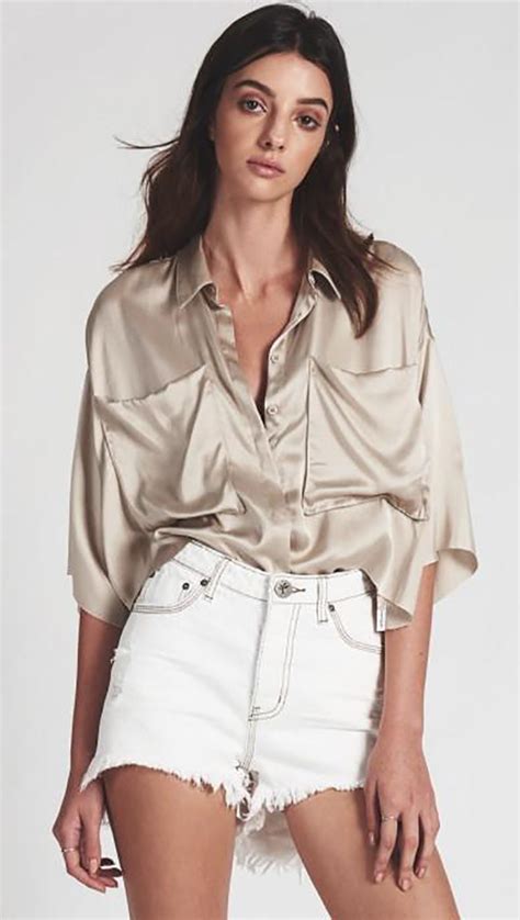 One Teaspoon High Waist Bonita Denim Shorts Coconut White L Shopaa