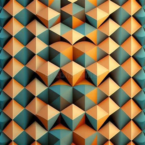Abstract Geometric Pattern For Modern Design Projects Stock