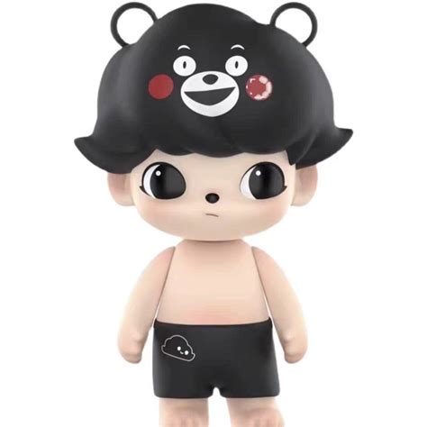 New Popmart Popmart Dimoo World Joy Series Dimoo X Kumamon Bear