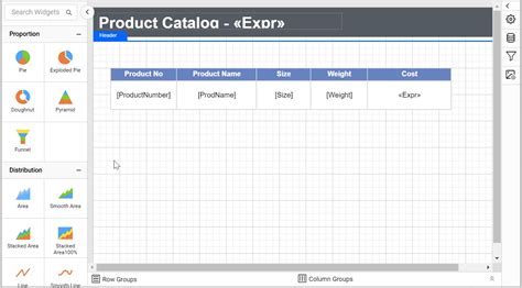 How To Create Master Detail Report Using A List In Report Designer