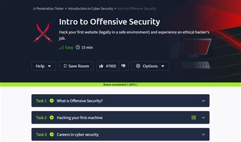 Try Hack Me Jr Penetration Tester Path Walkthrough Introduction To Cyber Security Part 1 By