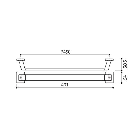 Se 101 Se101 Towel Rail L490mm Kawajun Malaysia Sdn Bhd