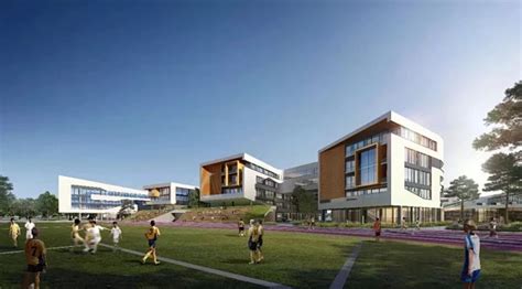 石家庄外国语教育集团沙河市分校建筑设计 同济设计 花瓣网