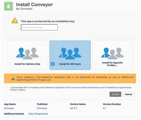 Installing Our Salesforce Managed Package