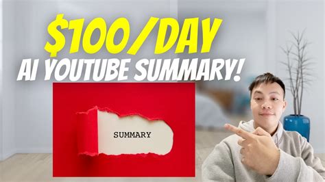 How To Make Money Summarizing Youtube Videos With Ai Youtube