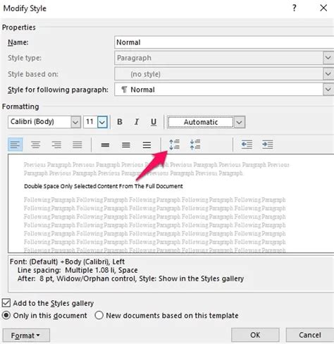 How To Double Space Word S In Microsoft Word Step By Step