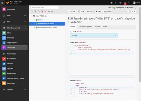 Constants — Typoscript Explained Main Documentation