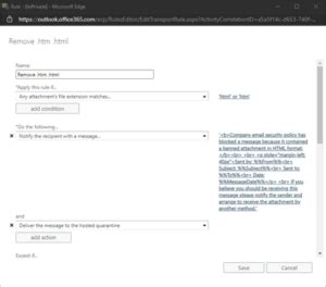 How And Why To Block HTM HTML Attachments In Outlook