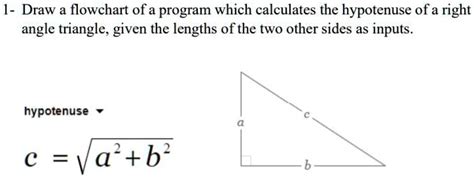 Solved 1 Draw A Flowchart Of A Program Which Calculates The