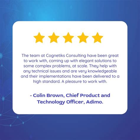 Cognetiks Consulting On Linkedin Customerreview Itconsulting Review Cto Cognetiksconsulting…