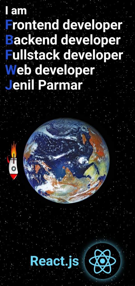 jenil parmar on linkedin webdevelopment reactjs portfolio interactivedesign spacetheme…
