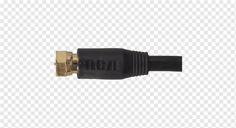 Rg 6 Rca 커넥터 동축 케이블 F 커넥터 동축 안테나 텔레비전 기타 케이블 Png Pngwing