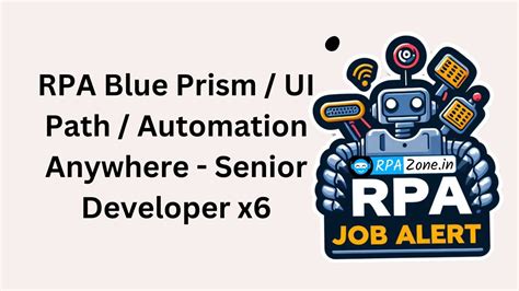Rpa Blue Prism Ui Path Automation Anywhere Senior Developer X6