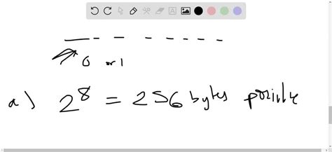 a byte is a sequence of eight bits and each bit is either 0 or 1 a how many different bytes