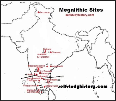 Megalithic Stones Map