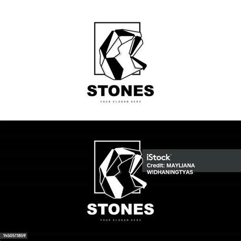 돌 아이콘 기하학 라인 스타일로 현대적인 벡터 스톤 미적 장식을 위한 디자인 브랜드 현대 제품 간단한 아이콘 추상 미적 기하학