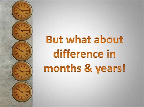 Excel Datediff Function Ppt