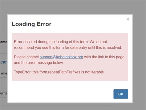Typeerror Thisformrepeatpathprefixes Is Not Iterable Data Collection Kobotoolbox