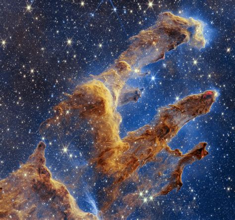 Jwst Pillars Of Creation Custom Combination Of Official Nircam Miri Images  Hd Still