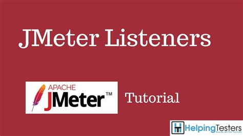 Jmeter Listeners Jmeter Tutorial Youtube