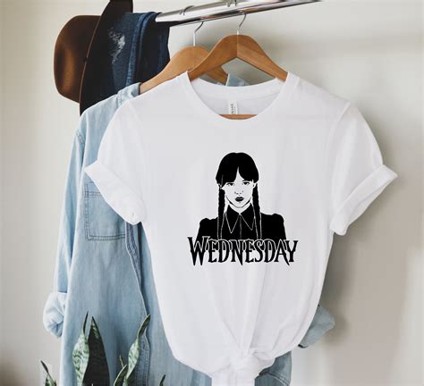 Wednesday Addams Shirt Wednesday T Shirt Jenna Ortega Wednesday Shirt