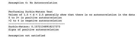 Python Fixing Autocorrelation In Mini Time Series For A Linear