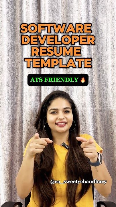 Read Description ⬇️ Resume Softwaredeveloper Software Job