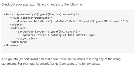razor missing index or host cshtml in mudblazor project stack overflow