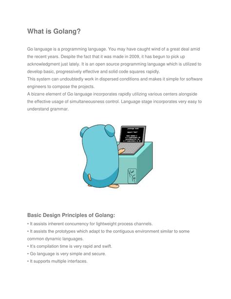 ppt what is golang powerpoint presentation free download id 8256785