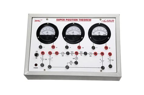 Superposition Theorem For Laboratory Model Namenumber El 178 At