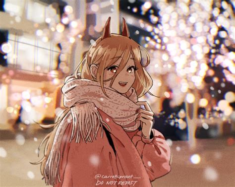 Safebooru 1girl Blonde Hair Blurry Blush Bokeh Carrotsprout Chainsaw