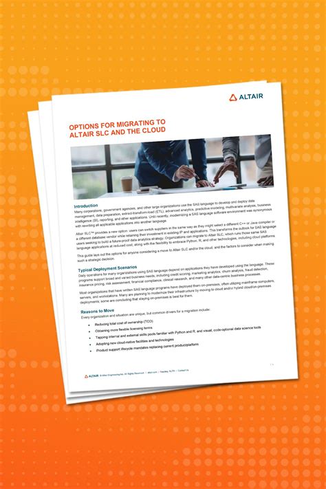 Discover The Only Alternative Sas Language Environment Whitepaper Altair