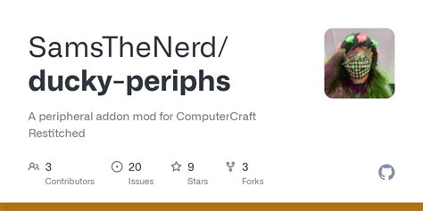 Github Samsthenerdducky Periphs A Peripheral Addon Mod For