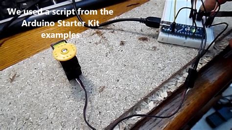 arduino nano controlling a servo demonstration youtube