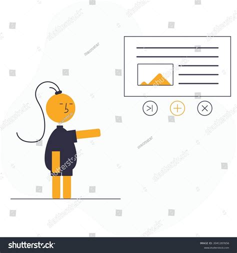 Brain Activity Abstract Concept Vector Illustration Stock Vector