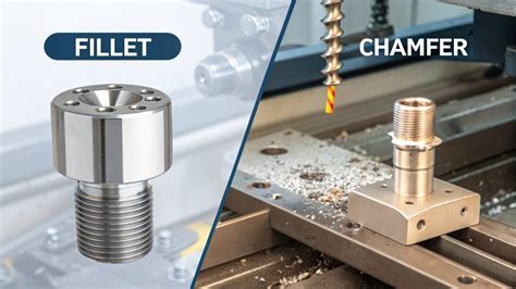How To Choose Between Fillet And Chamfer For Cnc Machining Parts Cnc Precision Machining Service