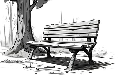 Premium Vector Wooden Park Bench 3d Render With Clipping Path And