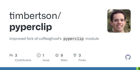 Github Timbertsonpyperclip Improved Fork Of Coffeeghosts `pyperclip` Module