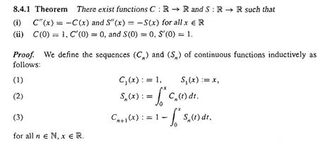 Solved Theorem There Exist Functions C RR And S RR Chegg Com