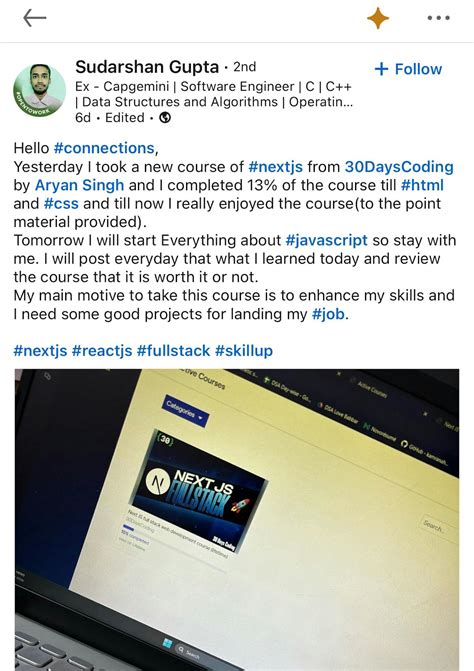 testimonial 30dayscoding