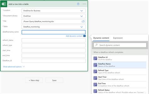 Load Data In Excel Online And Build A Dataflows Monitoring Report With Power Bi Power Query