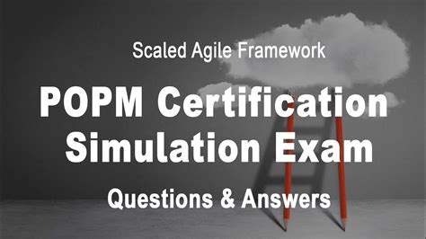 Safe Popm Certification Exam Questions And Answers 4 Simulation Exam Youtube