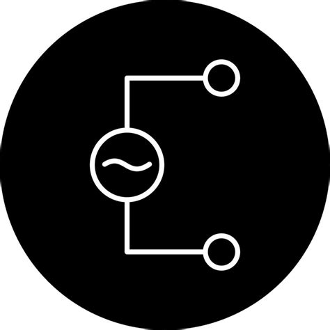 Ac Voltage Source Line Circle Inverted 65583244 Vector Art At Vecteezy