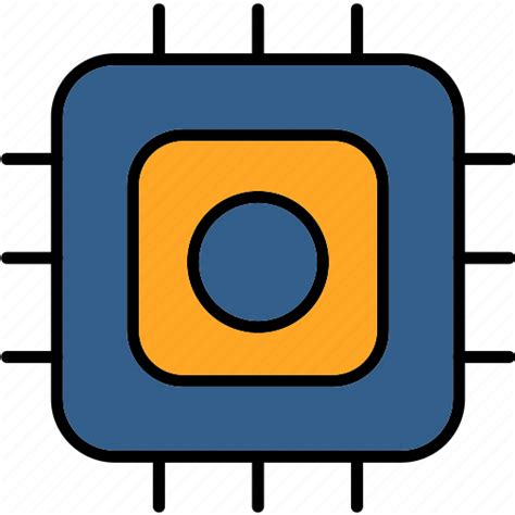 Processor Data Memory Software Icon Cyber Security Icon Download On Iconfinder