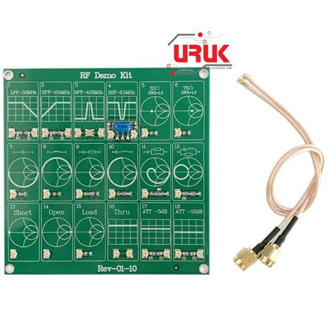 RF Test Board Network Test Filter Attenuator RF Demo Kit For NanoVNA UrukTech
